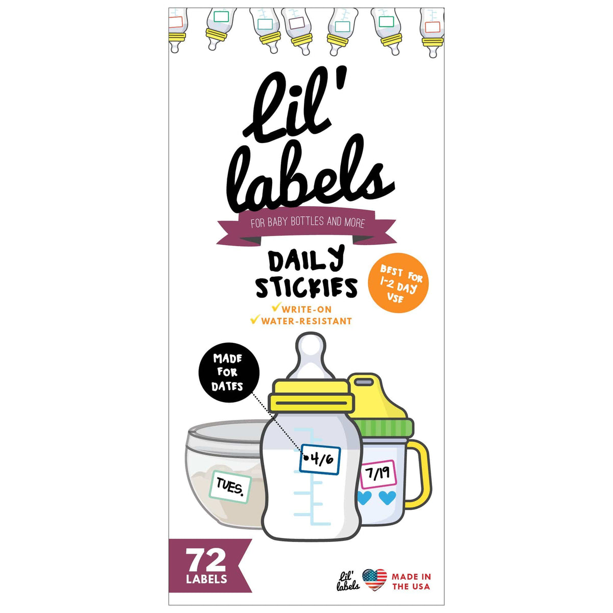 Baby Bottle Labels | Lil Labels – Lil' Labels